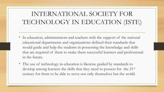 Technology in teaching and learning | PPTX