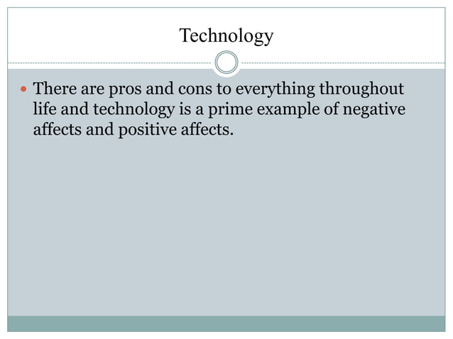 Technology in teenagers powerpoint | PPTX