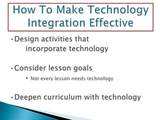Technology integration | PPTX