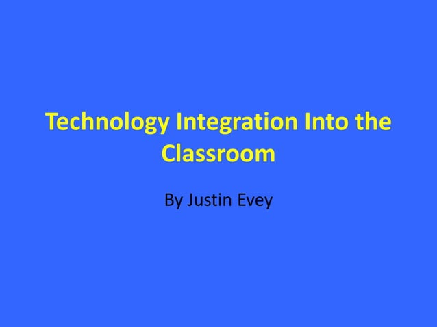 Technology Integration | PPT