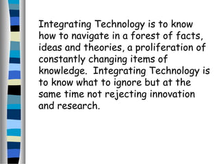 Technology integration | PPT