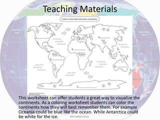 It's a Small World - Learning the Countries and Continents | PPTX