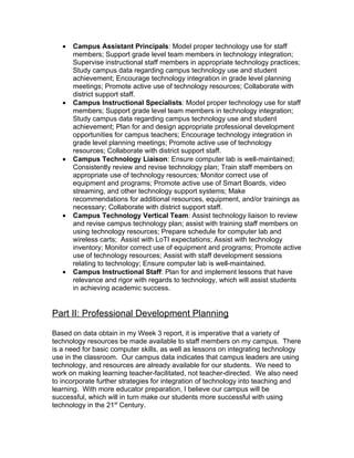 Technology Integration Action Plan | DOC