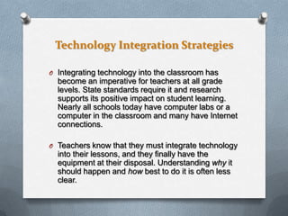 Technology integration and learning process | PPT