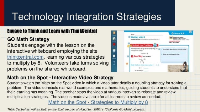 Technology integration for elementary education