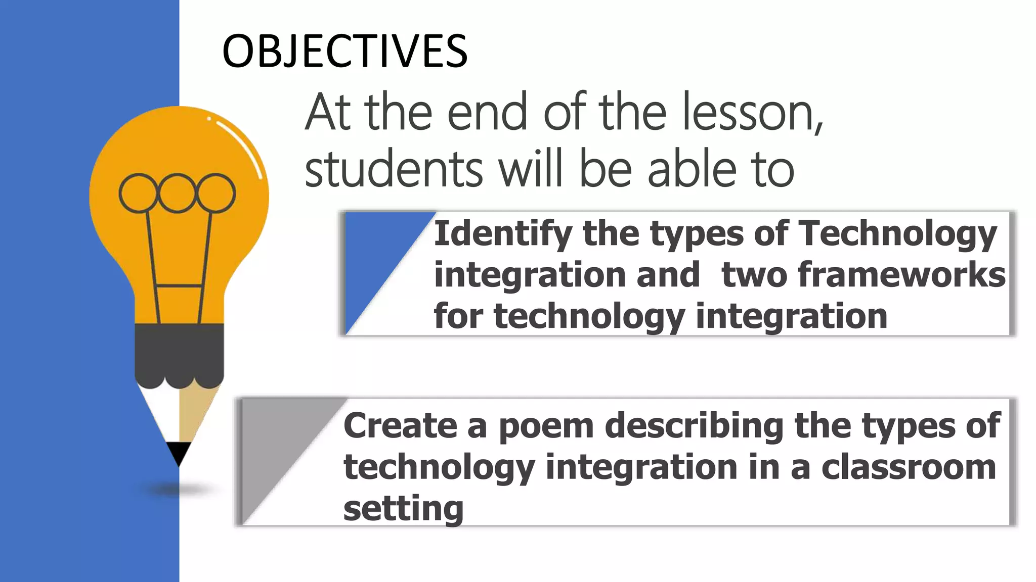 Technology integration in instructional Process | PPTX | Online ...