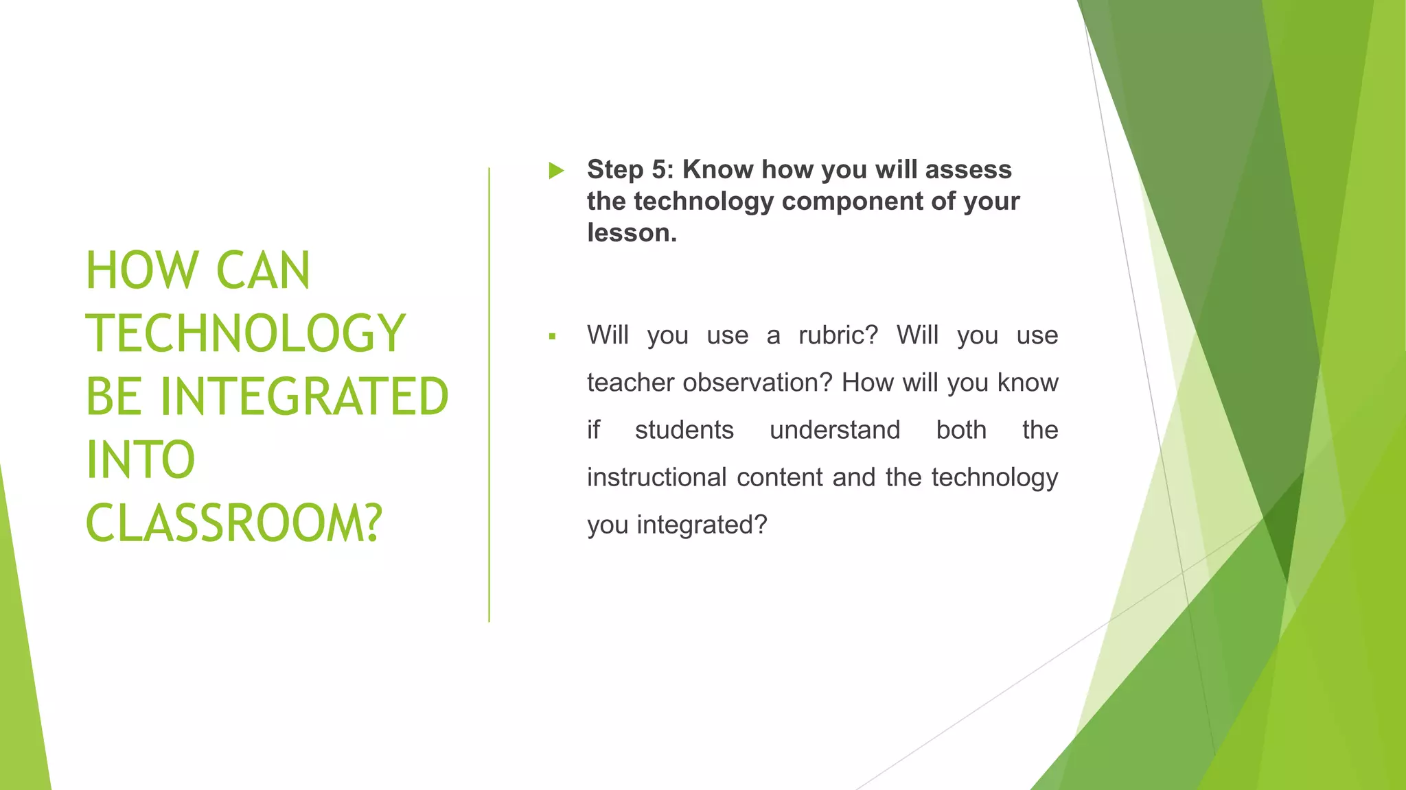 Technology integration in teaching and learning | PPTX