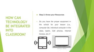 Technology integration in teaching and learning | PPTX