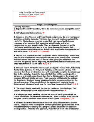 Technology intergrationplan kellieouzts_application | DOC
