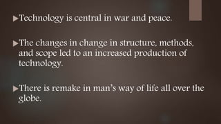 Science, Technology, & Society in the 20th century | PPTX