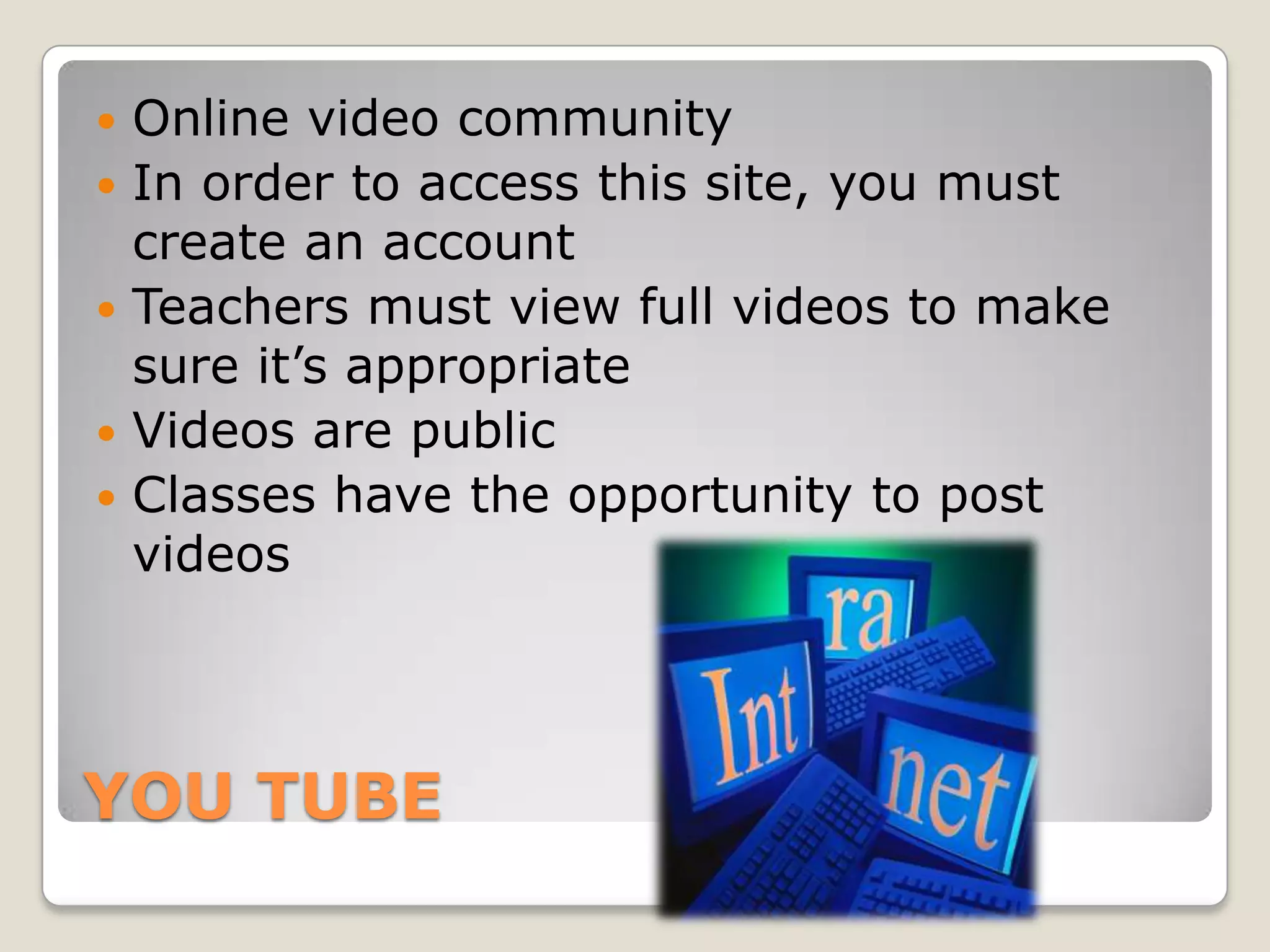 Technology in the classroom! | PPTX