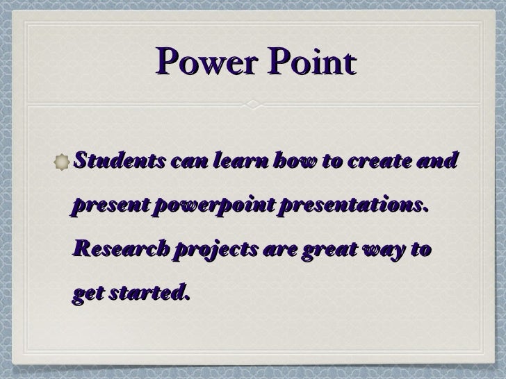 Technology in the classroom