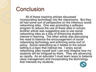 Technology in the classroom | PPTX