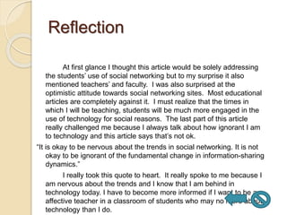 Technology in the classroom | PPTX