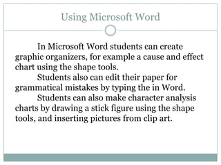 Technology in the classroom | PPT