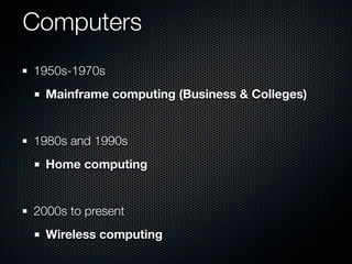 technology in the information age | KEY