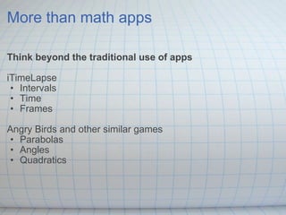 Technology in the Math Classroom | PPT