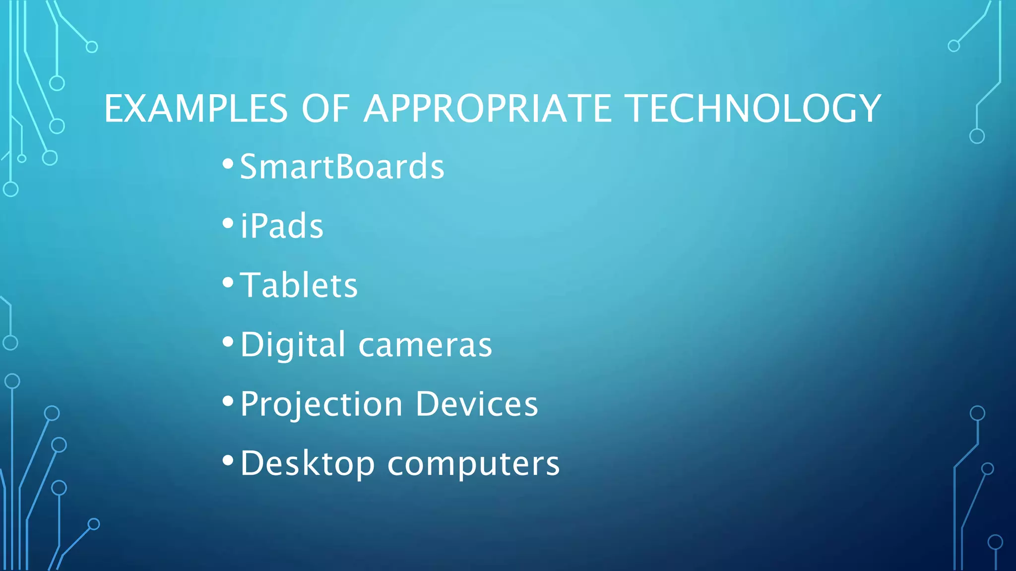 Technology in the Preschool Classroom | PPTX