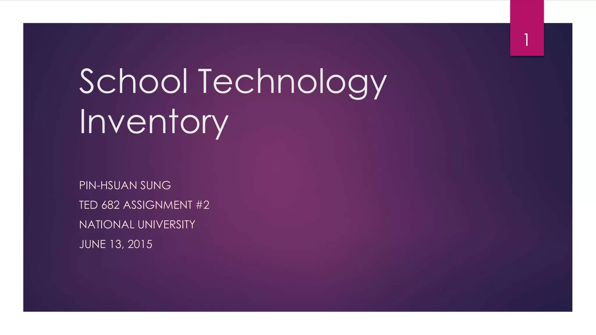 Technology inventory | PPT