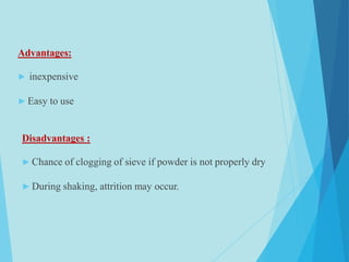 Pharmaceutical technology Lec_4 (2).size sep | PDF | Physics | Science