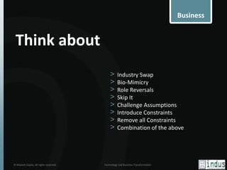 Technology led business transformation | PPT