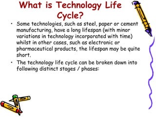 Technology life cycle | PPT