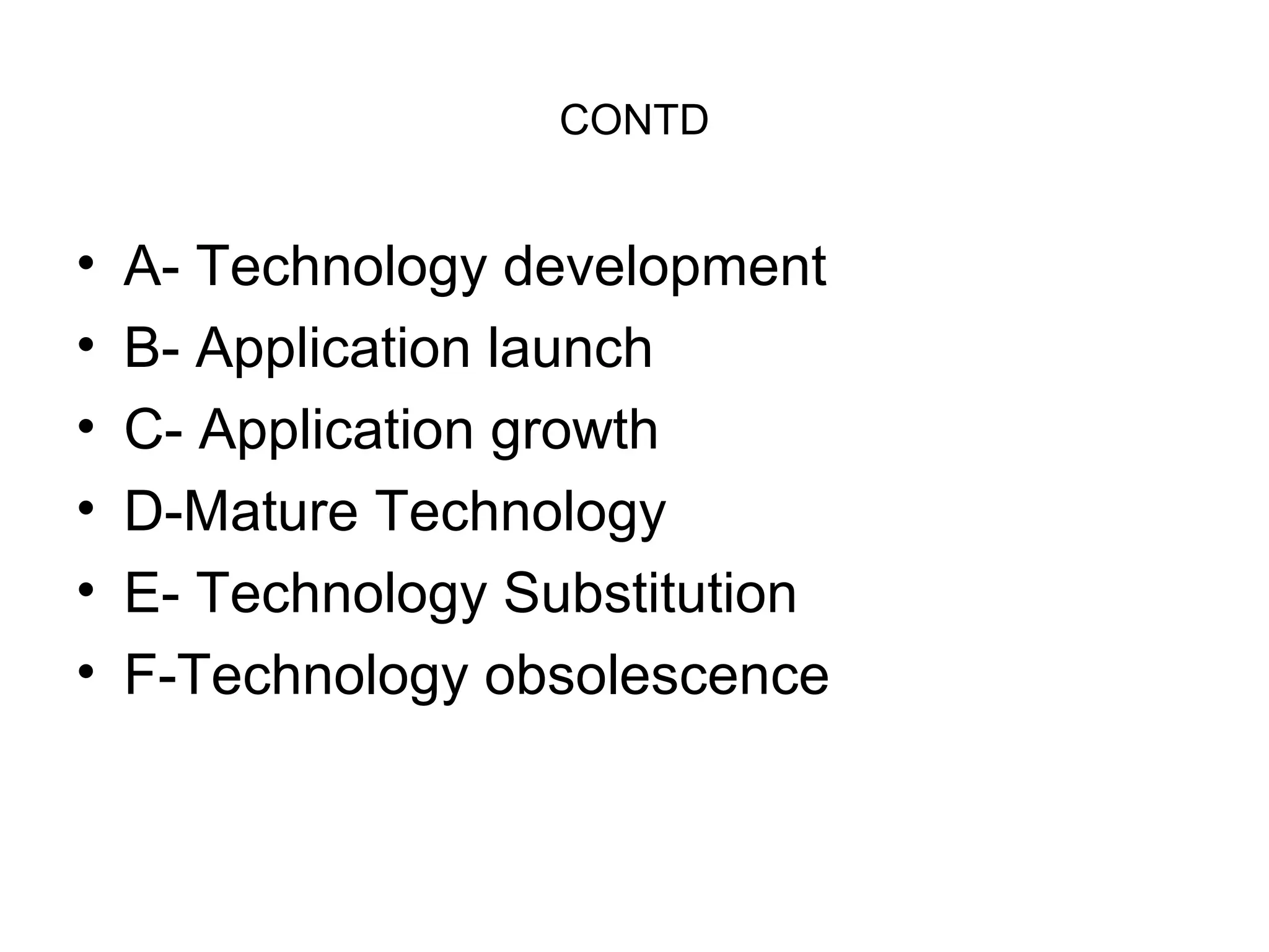 Technology life cycle | PPT