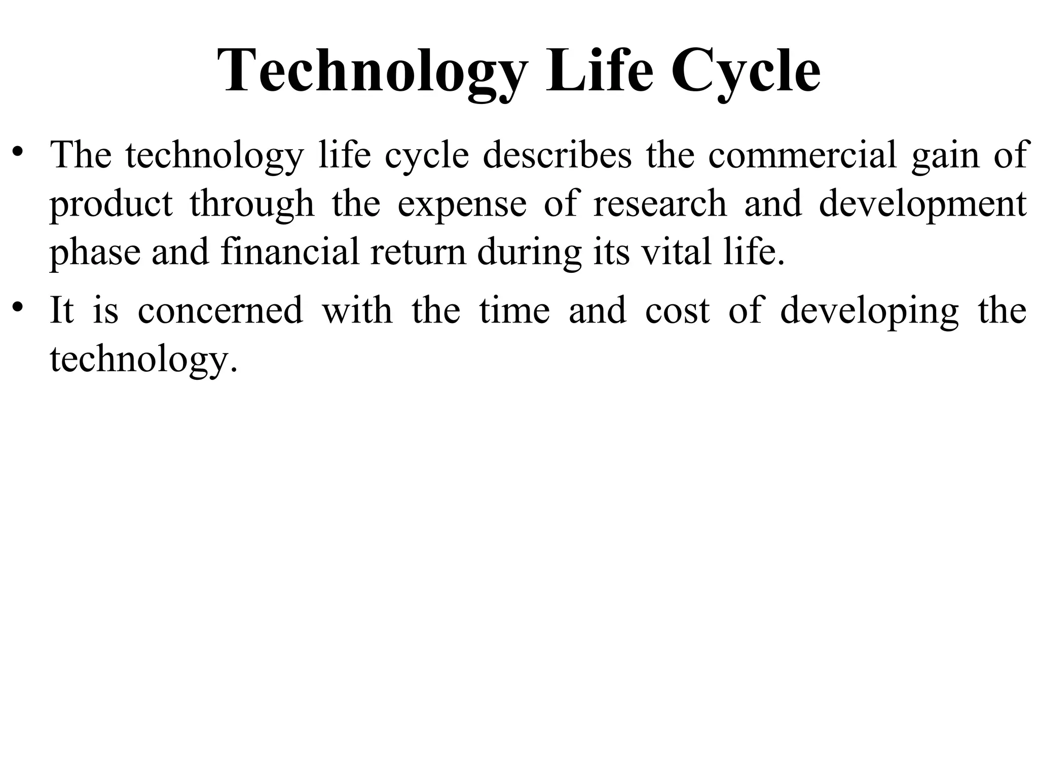 Technology Life Cycle With Mobile Generation Example | PPT