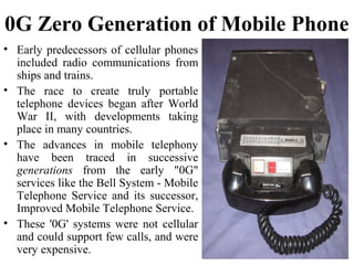 Technology Life Cycle With Mobile Generation Example | PPT