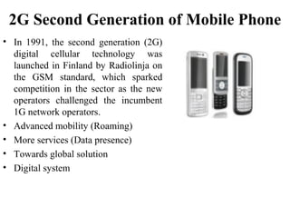 Technology Life Cycle With Mobile Generation Example | PPT