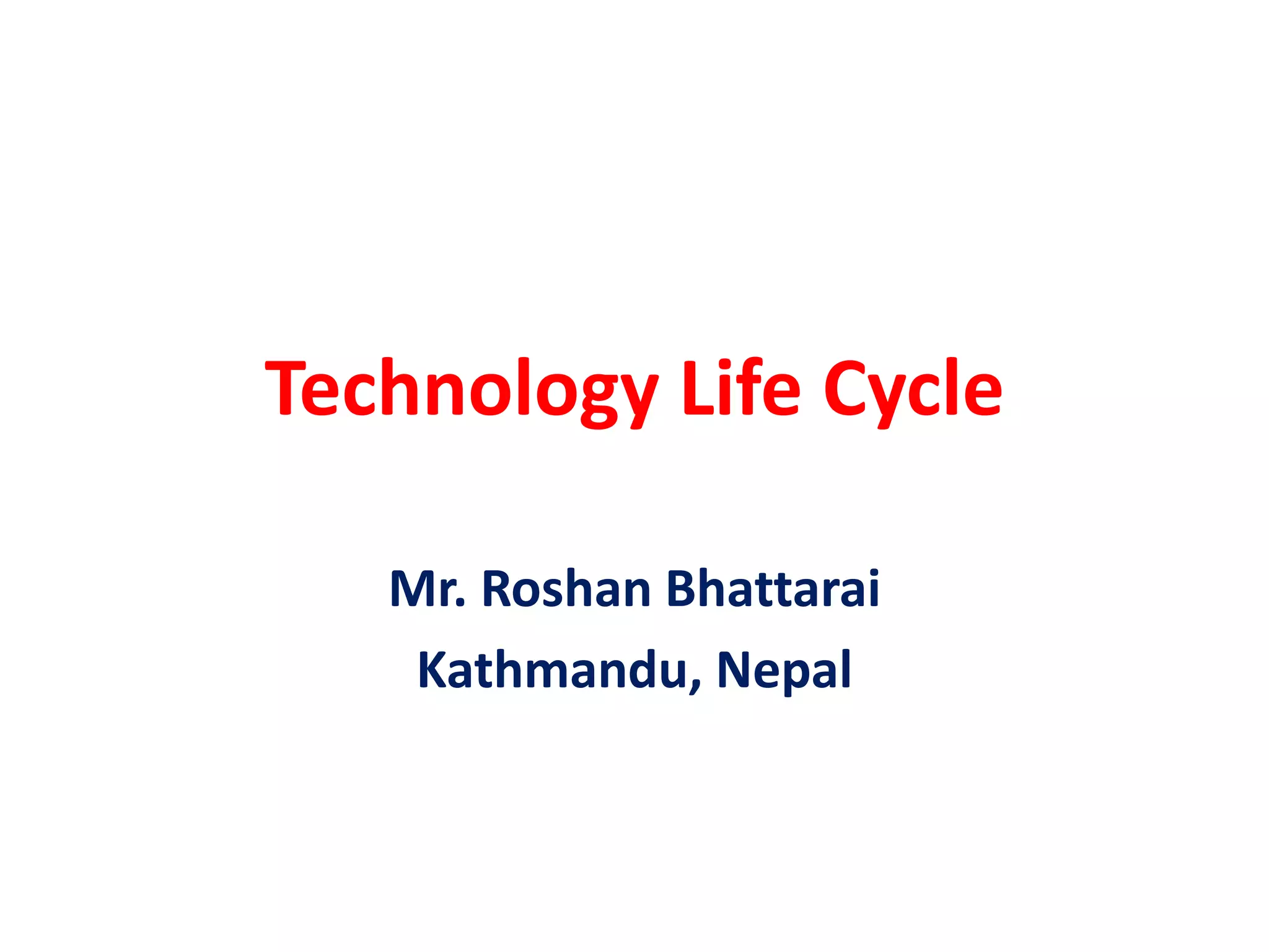 Technology Life Cycle | PDF