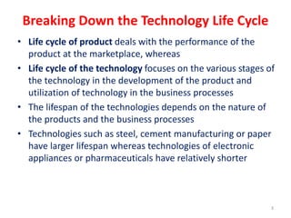 Technology Life Cycle | PDF