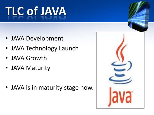 Technology life cycle of java | PPT