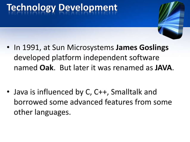 Technology life cycle of java | PPT