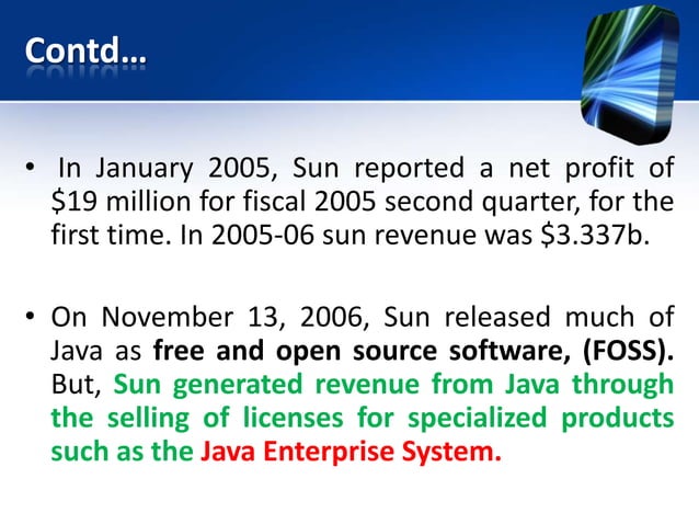 Technology life cycle of java | PPT
