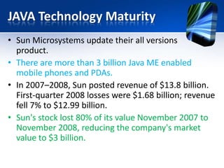 Technology life cycle of java | PPTX | Programming Languages | Computing