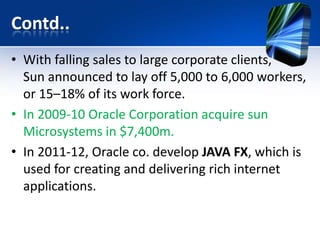 Technology life cycle of java | PPTX | Programming Languages | Computing