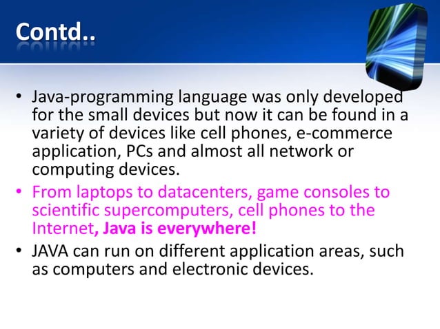Technology life cycle of java | PPT