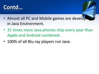 Technology life cycle of java | PPTX | Programming Languages | Computing