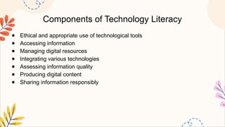 Technology Literacy in the Digital World | PPT