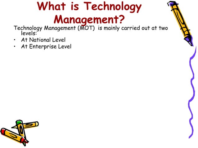 Technology management | PPT