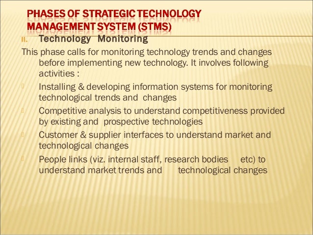 Technology management