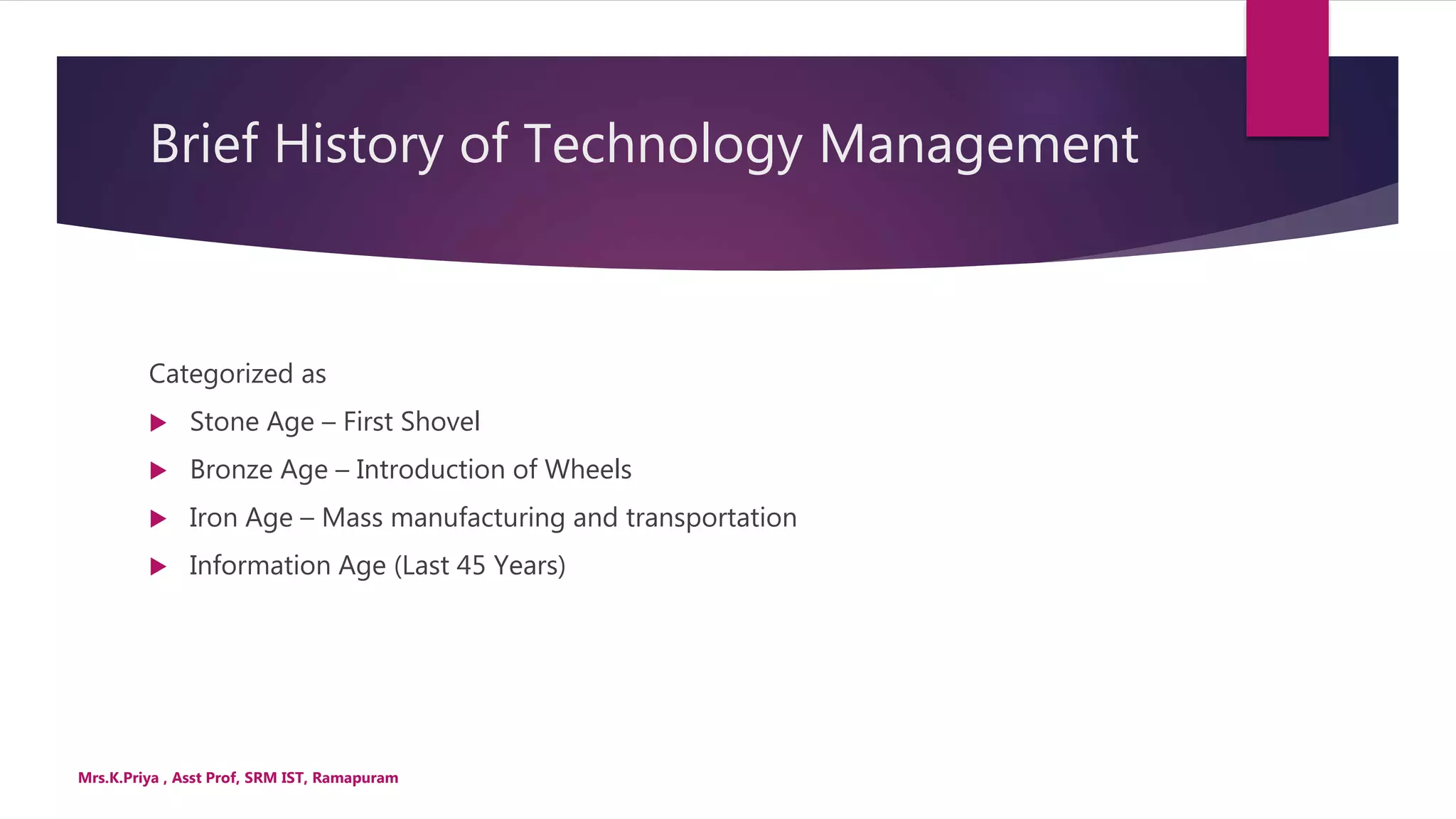 Technology management | PPT