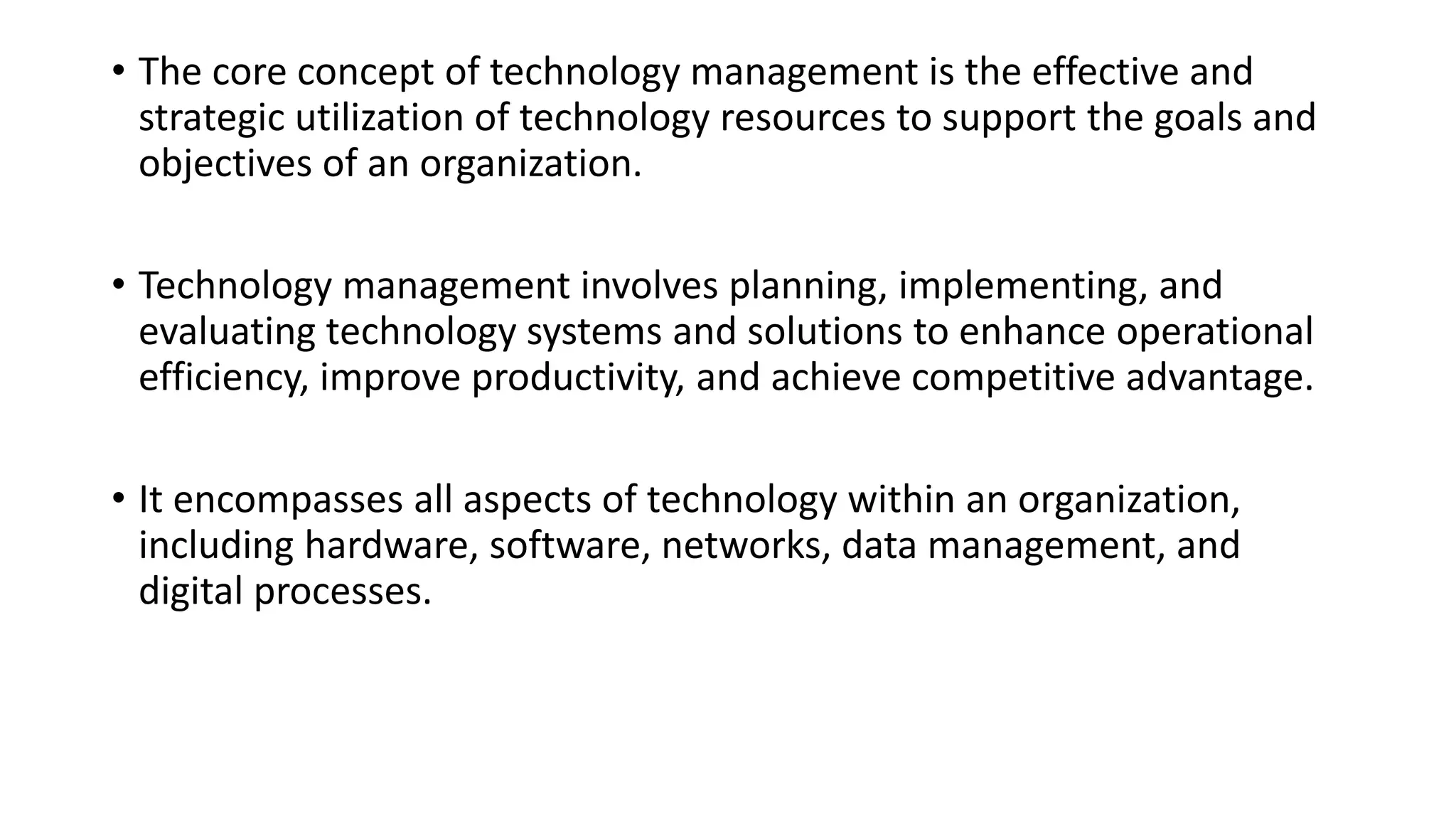 technology mgt.pptx FOR BBA, MBA, BCOM AND MORE | PPTX