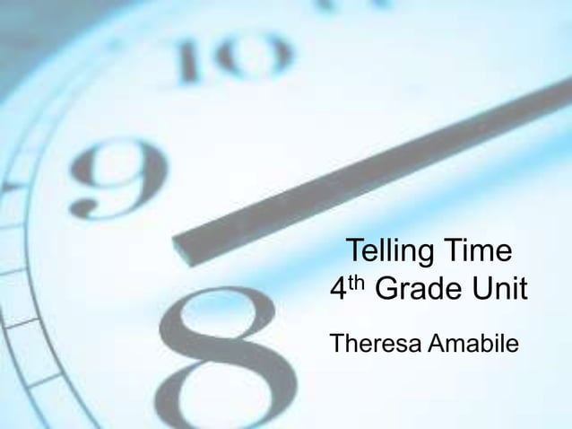 Telling Time | PPT