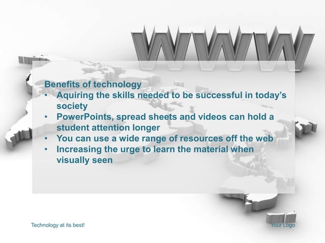 The use of technology in the 21st century | PPTX