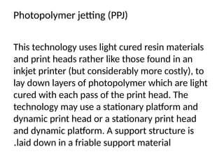 technology of 3 D printing in prothodontics.pptx
