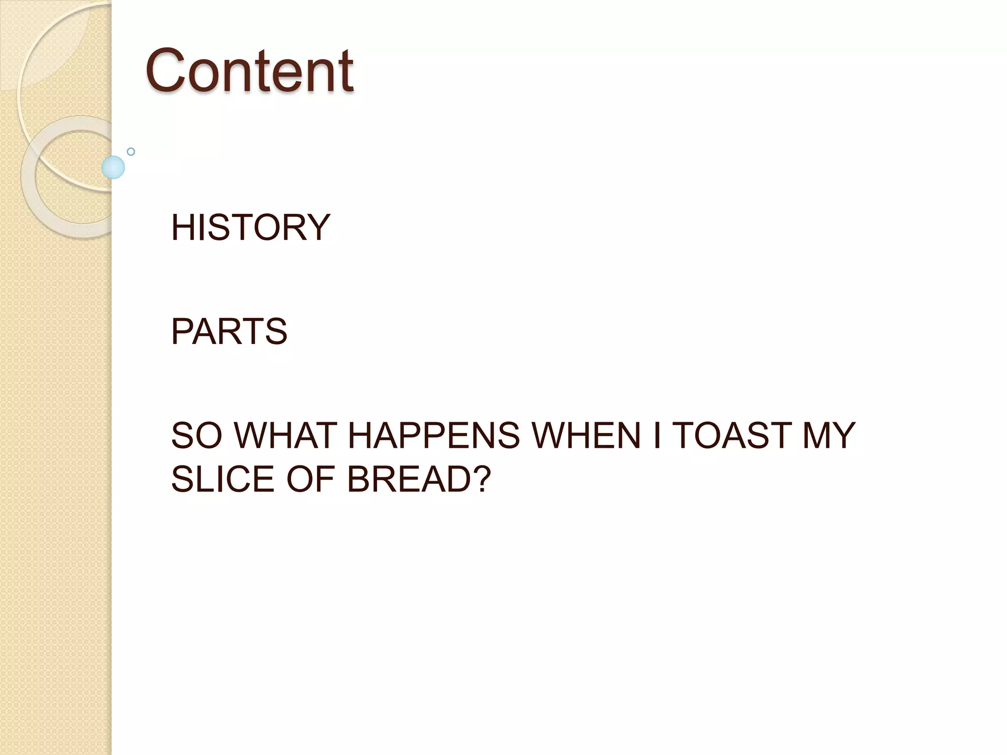 Technology of a toaster | PPTX