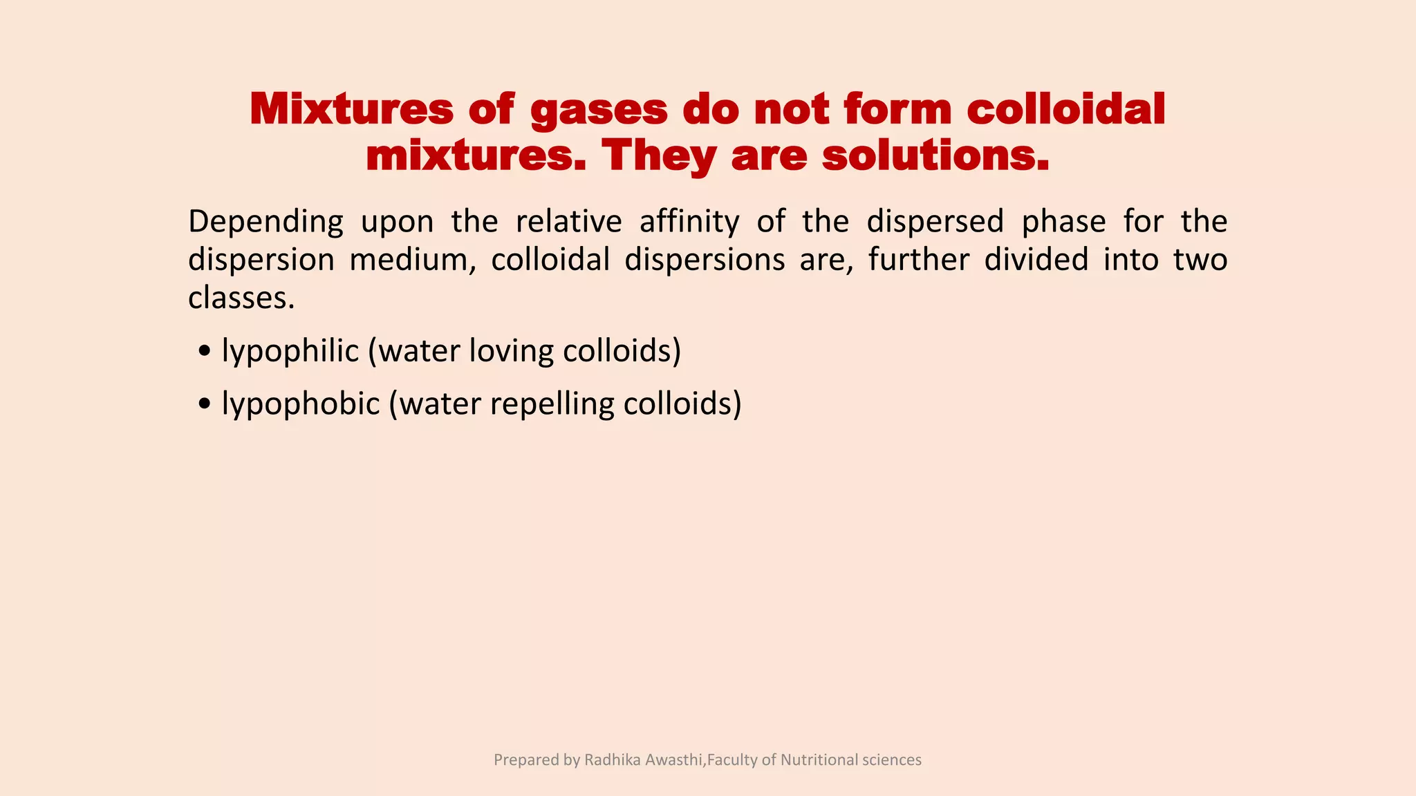 Technology of colloids in foods (part 1) | PPTX