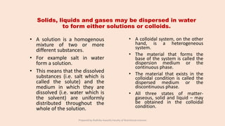 Technology of colloids in foods (part 1) | PPTX